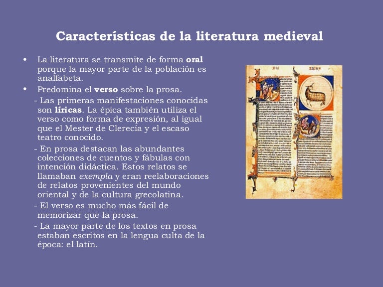 LENGUA CASTELLANA CEDEFOC CICLO VI: LITERATURA MEDIEVAL