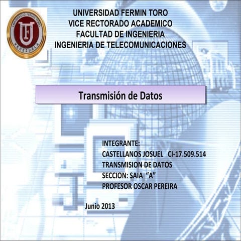Procesos de transmision de datos | PPTX