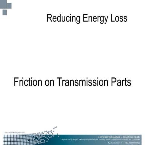 Energy Loss on Transmission | ODP