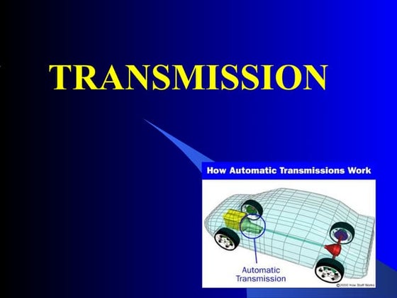 Electronic control of automatic transmission | PPT