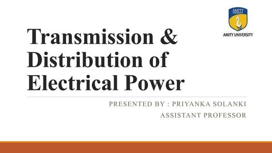 Electric power system | PPT