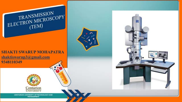 transmission Electron Microscopy (Tem) | PPTX