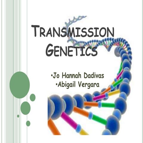 Transmission genetics | PPTX