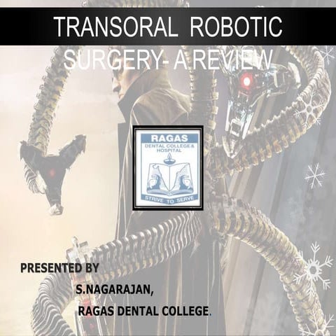Transoral robotic surergy-TORS - A REVIEW | PPTX