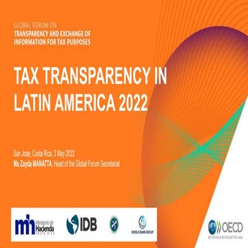 Tax Transparency in Latin America 2022 | PPTX