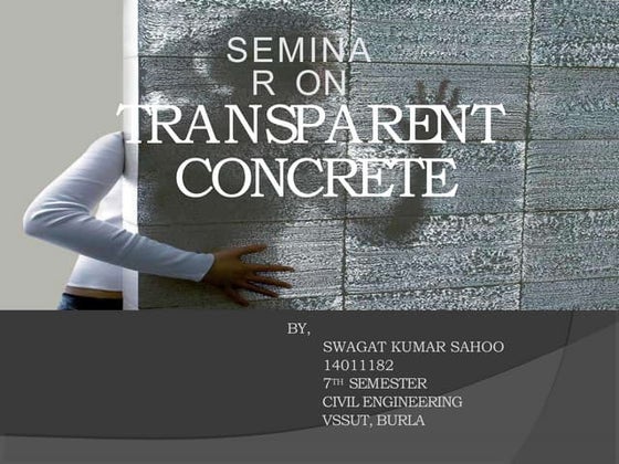 TRANSPARENT CONCRETE | PPT