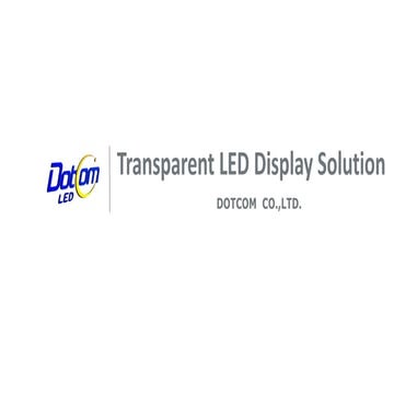 Transparent led display dotcom 2018.06 | Malls & Shopping Centers | Attractions