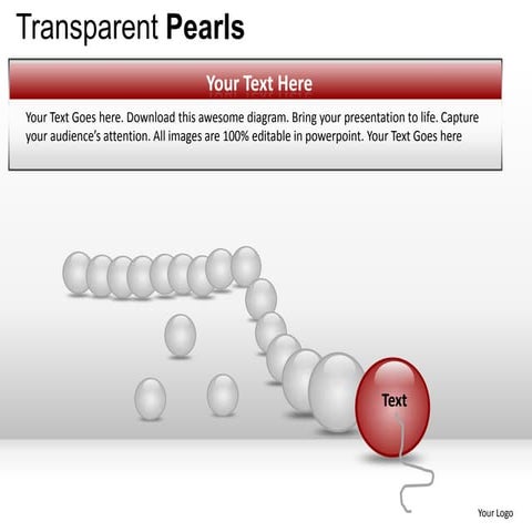Transparent pearls on string counting circlespowerpoint presentation ...