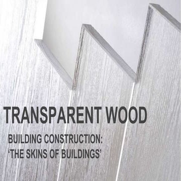 Transparent Building Materials