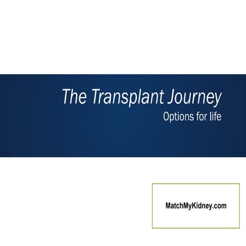 swap kidney transplant a pathway to donor matching | PPTX