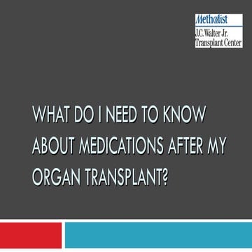 Transplant medications | PPT