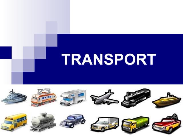 powerpoint on transportation | PPTX