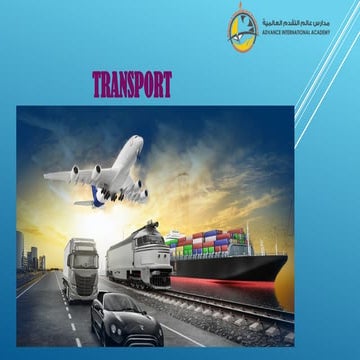 Transport.pptx - Various means of transport | PPTX