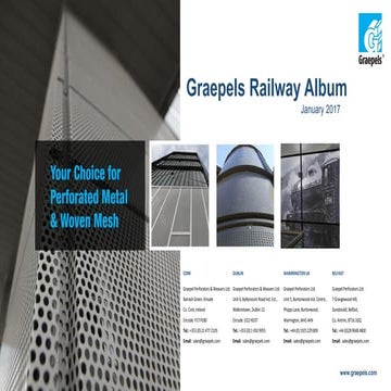 Transport railway, perforated metal and woven wire mesh | PDF | Rail ...