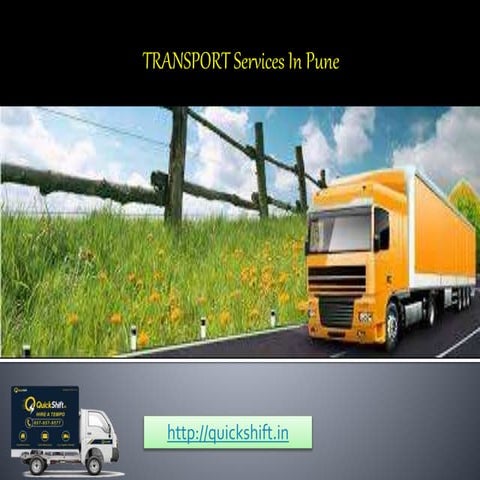 Transport services in pune | PPTX | Logistics and Transportation ...