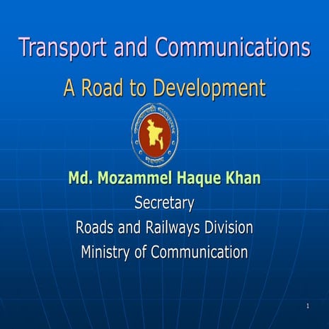 Transport and communications | PPT