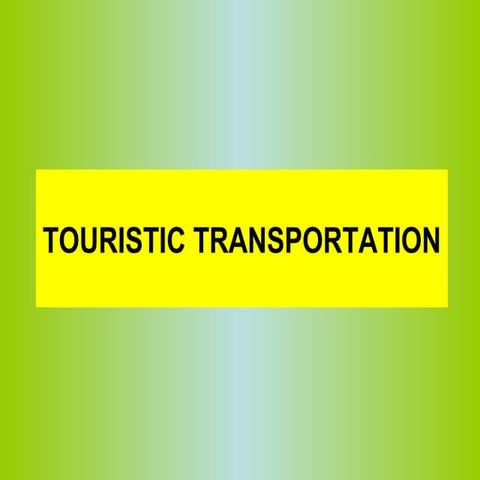 Transportation | PPT