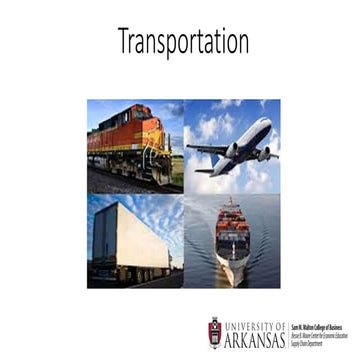 Transportation in supply chain | PPTX