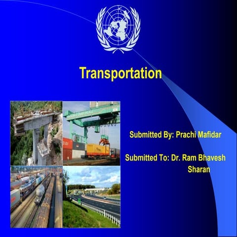 supply chain management of transport challenge | PPT