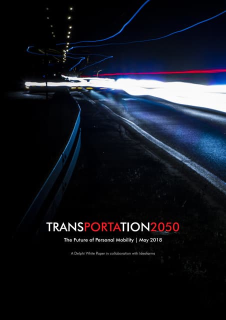 Transportation of the future | PPTX | Driverless Cars | Auto Type