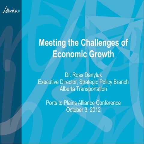 Transportation Challenges Alberta | PPT
