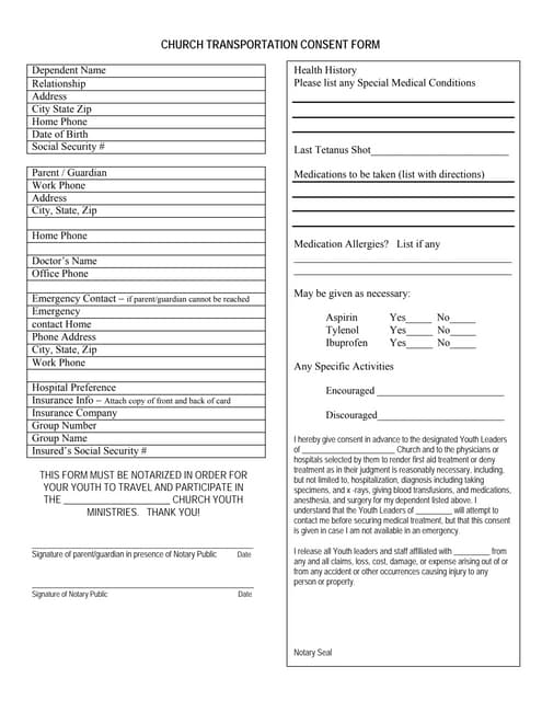 Church facility rental form | PDF