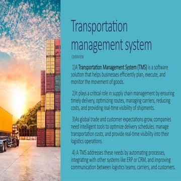 Transportation management system.pptxaaa | PPTX