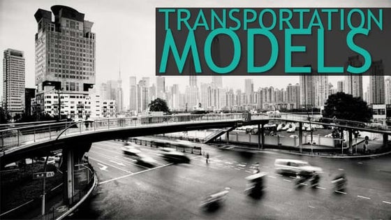 Transportation model | PPTX