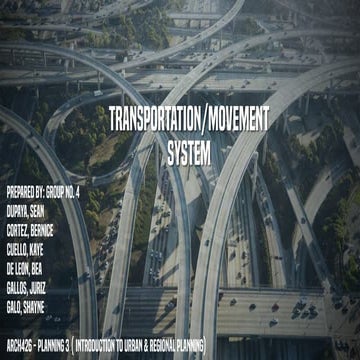 Transportation Movement System | PDF