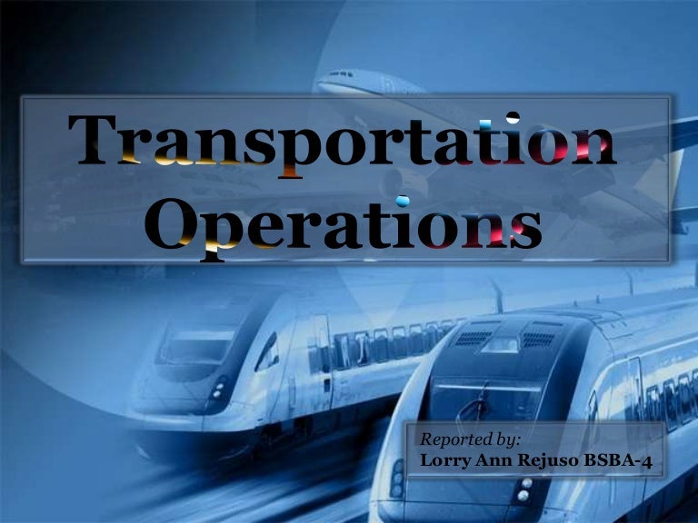 TRAINING ONLINE TRANSPORTATION OPERATIONS - Karya Training