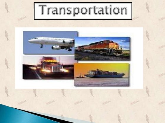 Transport and communication | PPTX