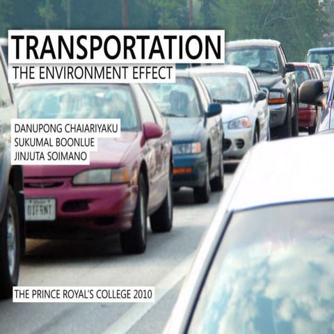 Transportation | Effect to the environment | PPTX