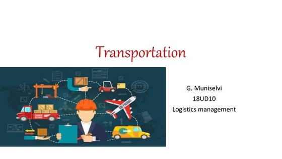 powerpoint on transportation | PPTX
