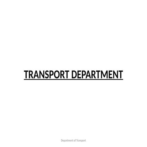 TRANSPORT DEPARTMENT PUNJAB Structure.pptx