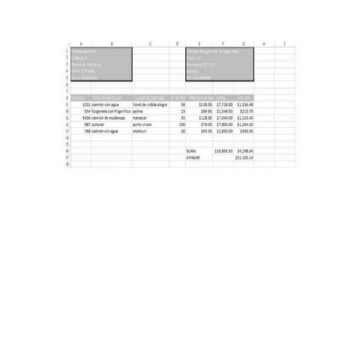 Transporte excel | DOCX