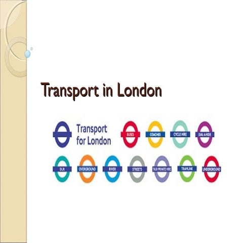Transport in london | PPT