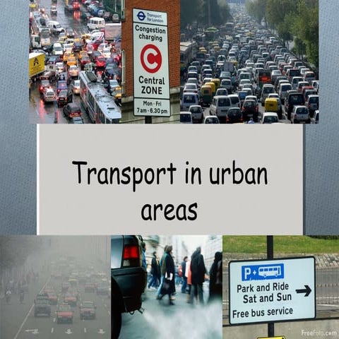 Traffic in urban areas | PPTX