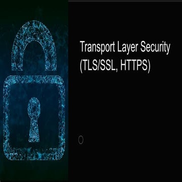 Transport layer security computer network.pptx