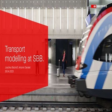 Transport Modeling at SBB | PPT