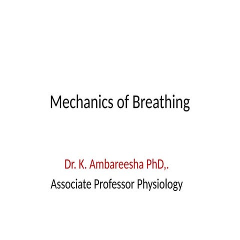 Transport of Oxygen& CO2.pptx by dr ambareesha | PPTX