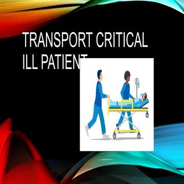 Transport Patient | PPTX