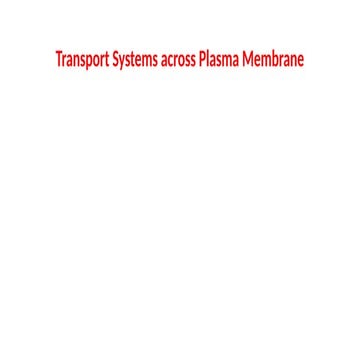 Transport Systems across Plasma Membrane.pptx