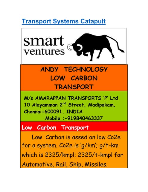 Innovations in transport | PPT