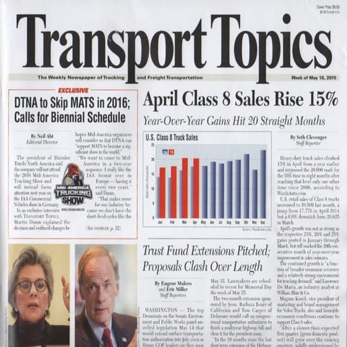 Transport Topics May 2015 - EpicVue | PDF