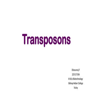 Transposons: The Jumping Genes-Molecular Biology.pptx