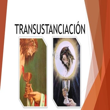 Transubstanciacao Catolica El Cáliz Con La Sangre De Cristo En La