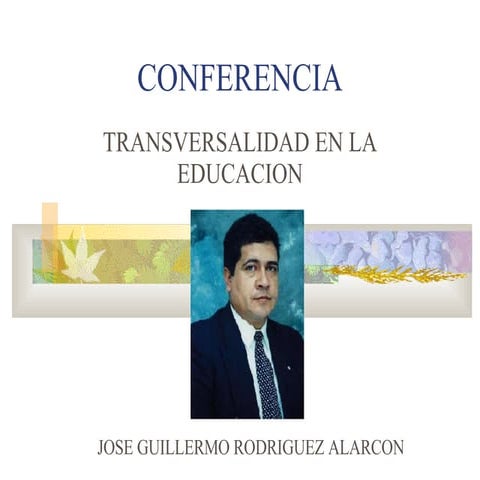 Transversalidad En La Educacion | PPS