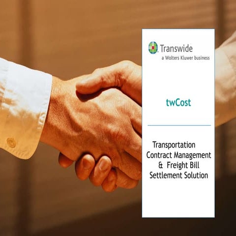 Transwide Freight Bill Settlement Solution | PPS