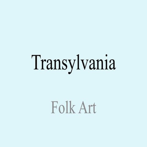 Transylvania | PPTX