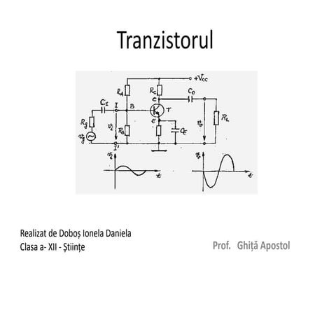 Tranzistorul | PPTX